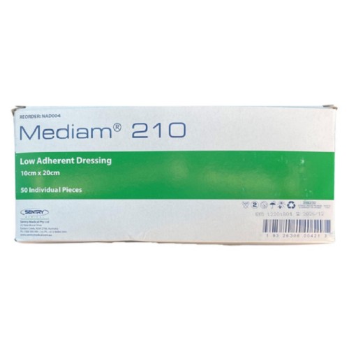 Mediam 210 Low Adherent Dressing 10cm x 20cm
